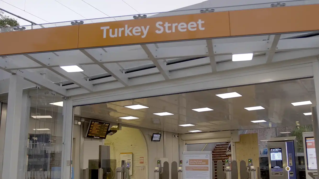 Turkey Street Rail Station, London, UK | Dura Composites Ltd.
