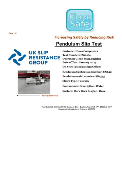 Testing & Certification | Dura Composites Ltd.