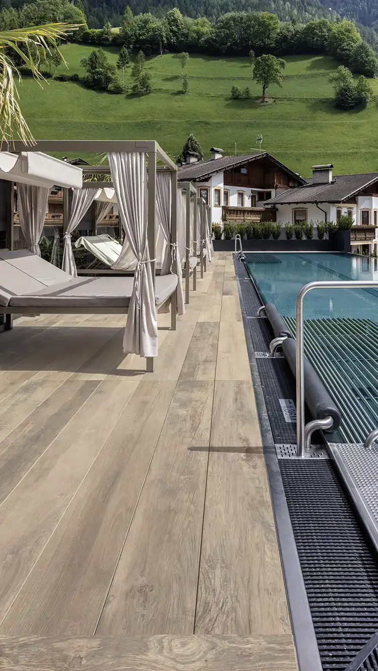 Porcelain Decking 1.8m Fire Rated Planks | Dura Composites